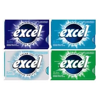 Excel Sugar-free Variety Pack Gum - Chewing & Bubble Gum - Candy | FREE ...